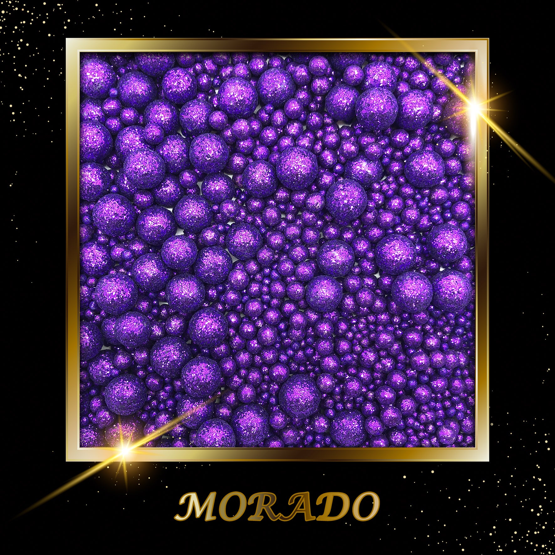 Perla Diamantada Morada Mixta – Bakers Depot
