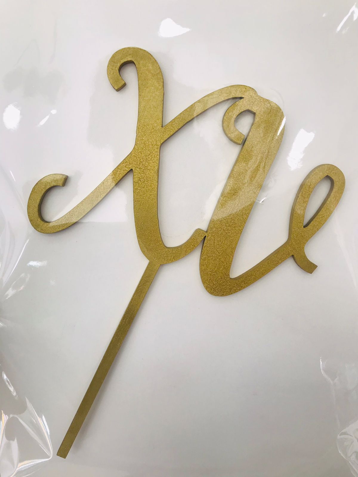 Cake Topper Dorado XV – Bakers Depot