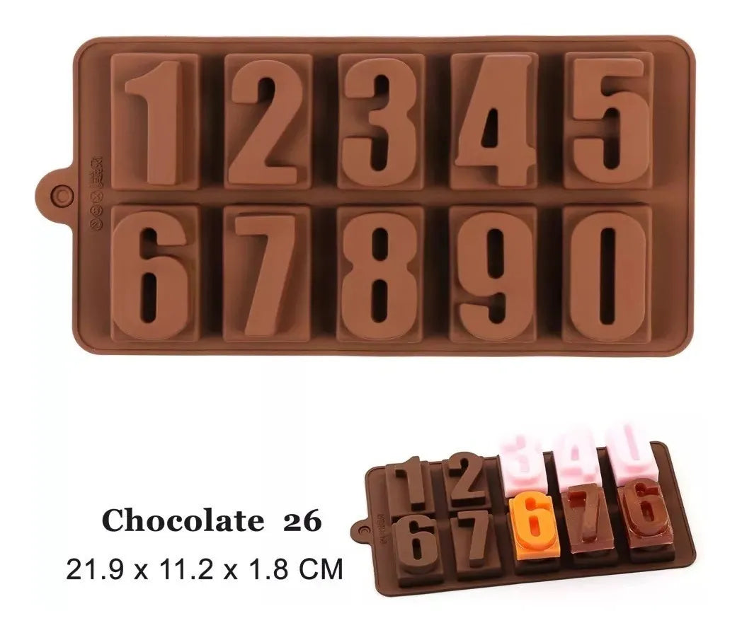 Moldes Numeros Chocolate – Bakers Depot