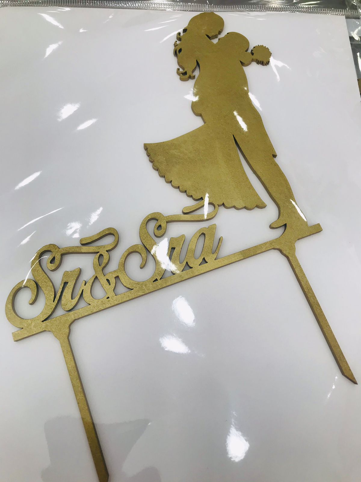 Cake Topper Dorado Sr & Sra – Bakers Depot