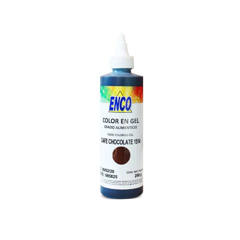 Colorante en Gel Cafe Chocolate 250 Grs Encob – Bakers Depot