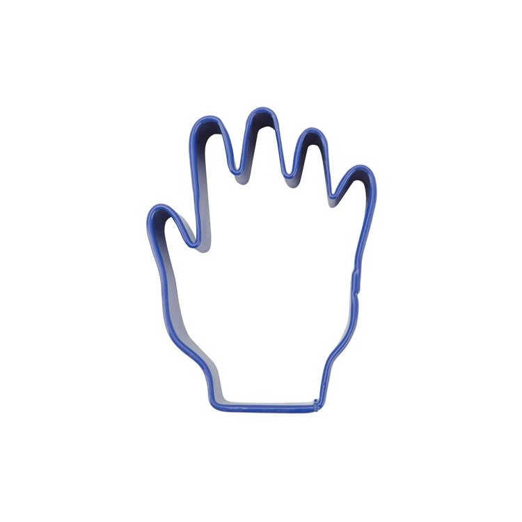 Cortador de Galleta Azul Mano – Bakers Depot